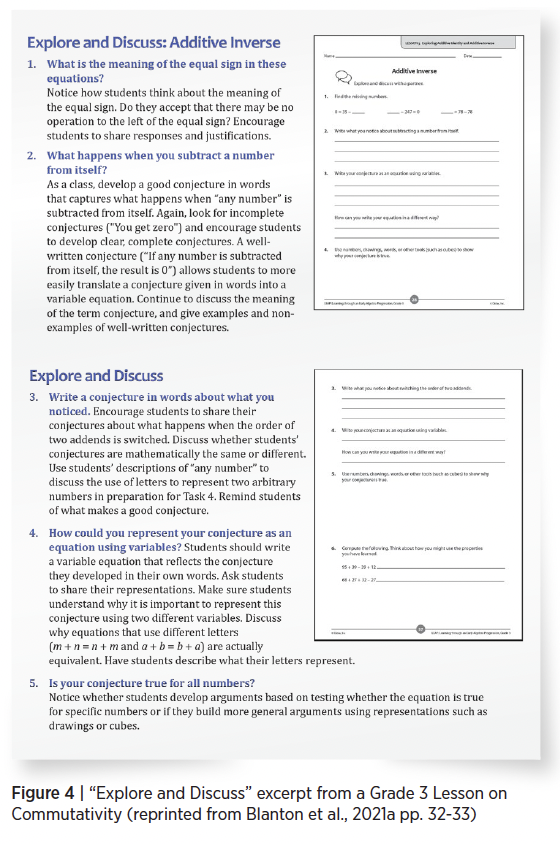 Developing an Effective Curriculum for Early Algebra
